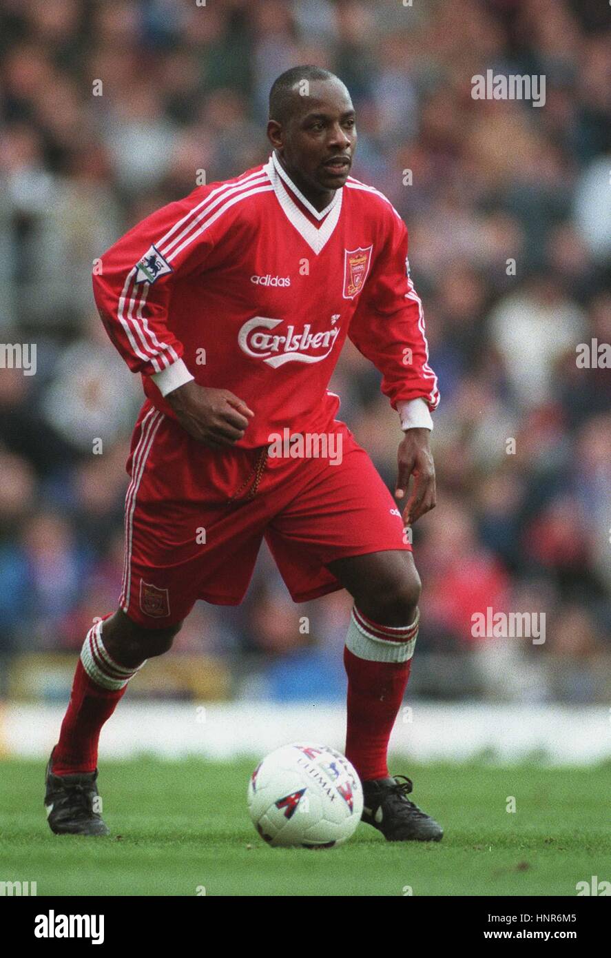 MICHAEL THOMAS LIVERPOOL FC 27 February 1996 Stock Photo - Alamy
