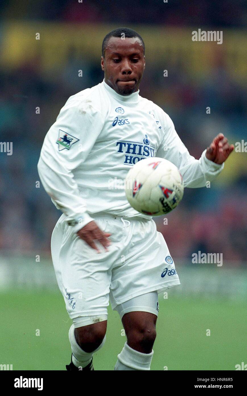 ROD WALLACE LEEDS UNITED 09 April 1996 Stock Photo - Alamy