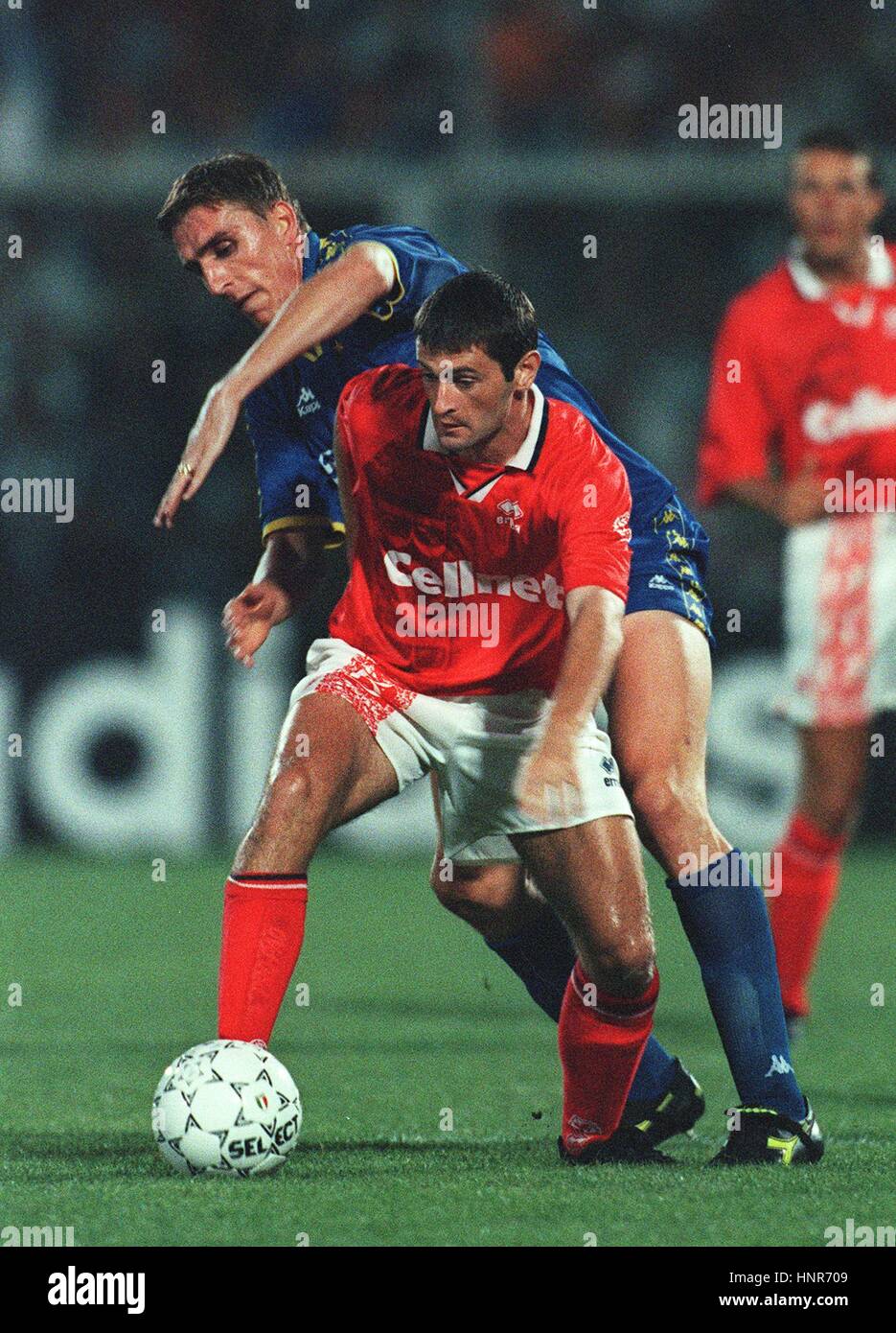ALAN MOORE & ALEN BOKSIC JUVENTUS V MIDDLESBROUGH 18 August 1996 Stock ...