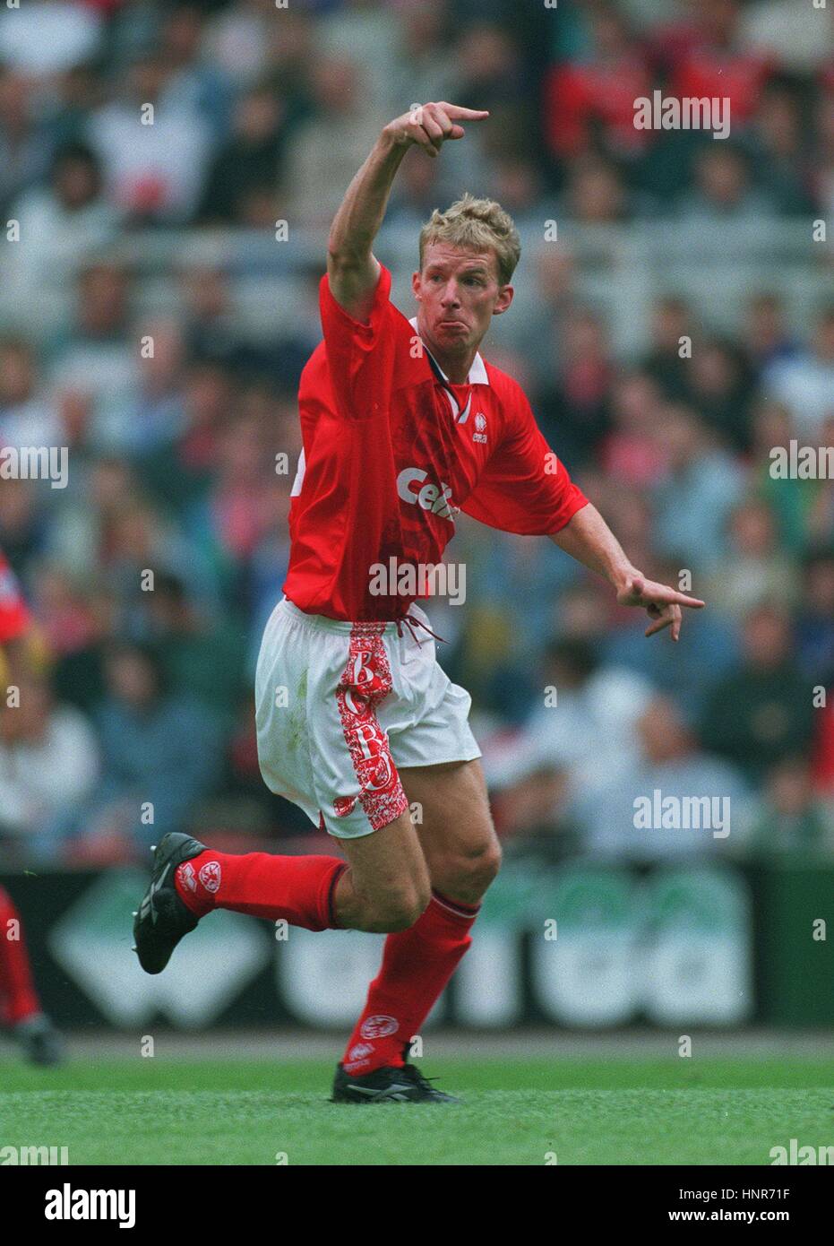 ROBBIE MUSTOE MIDDLESBROUGH FC 12 August 1996 Stock Photo - Alamy