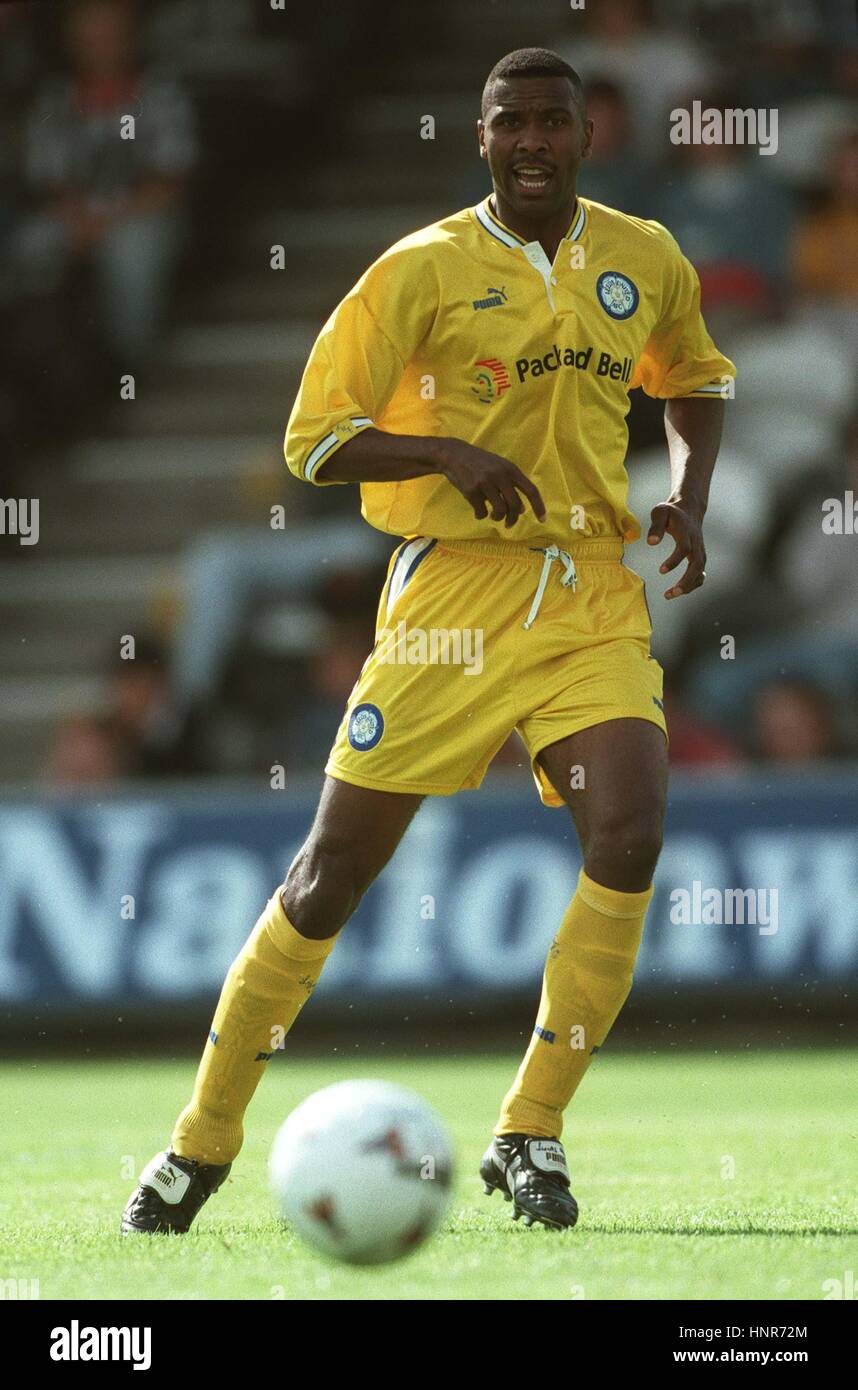 LUCAS RADEBE LEEDS UNITED FC 14 August 1996 Stock Photo - Alamy