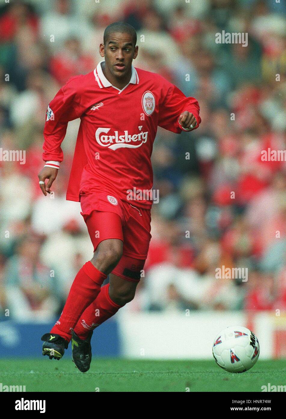 PHIL BABB LIVERPOOL FC 09 September 1996 Stock Photo - Alamy