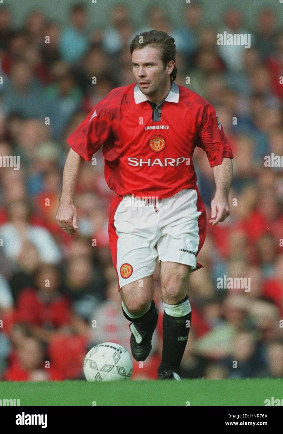 BRIAN MCCLAIR MANCHESTER UNITED FC 15 September 1996 Stock Photo - Alamy