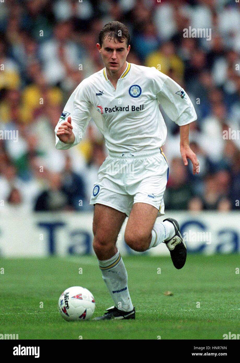 DAVID WETHERALL LEEDS UNITED FC 15 September 1996 Stock Photo - Alamy
