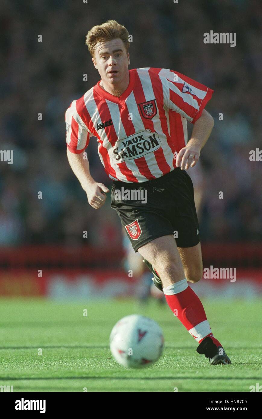 GARETH HALL SUNDERLAND FC 28 October 1996 Stock Photo - Alamy