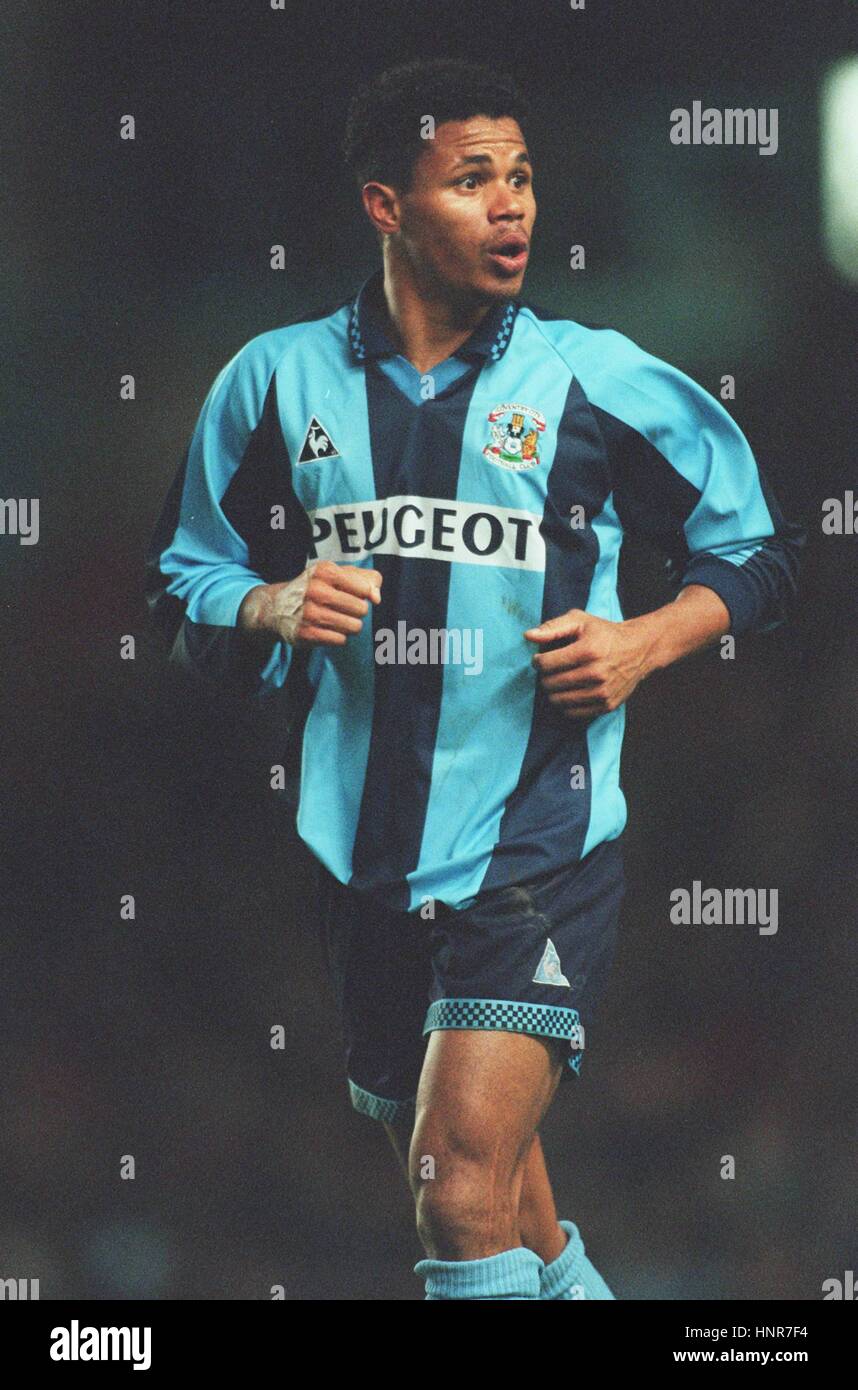 JOHN SALAKO COVENTRY CITY FC 04 December 1996 Stock Photo - Alamy
