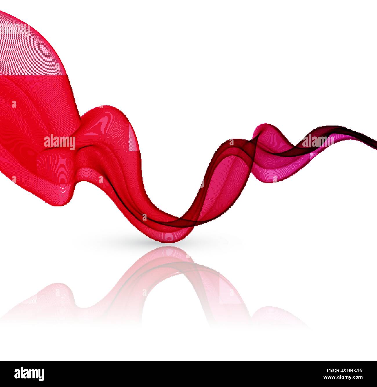 Abstract pink color wave design element. vector background with curves ...