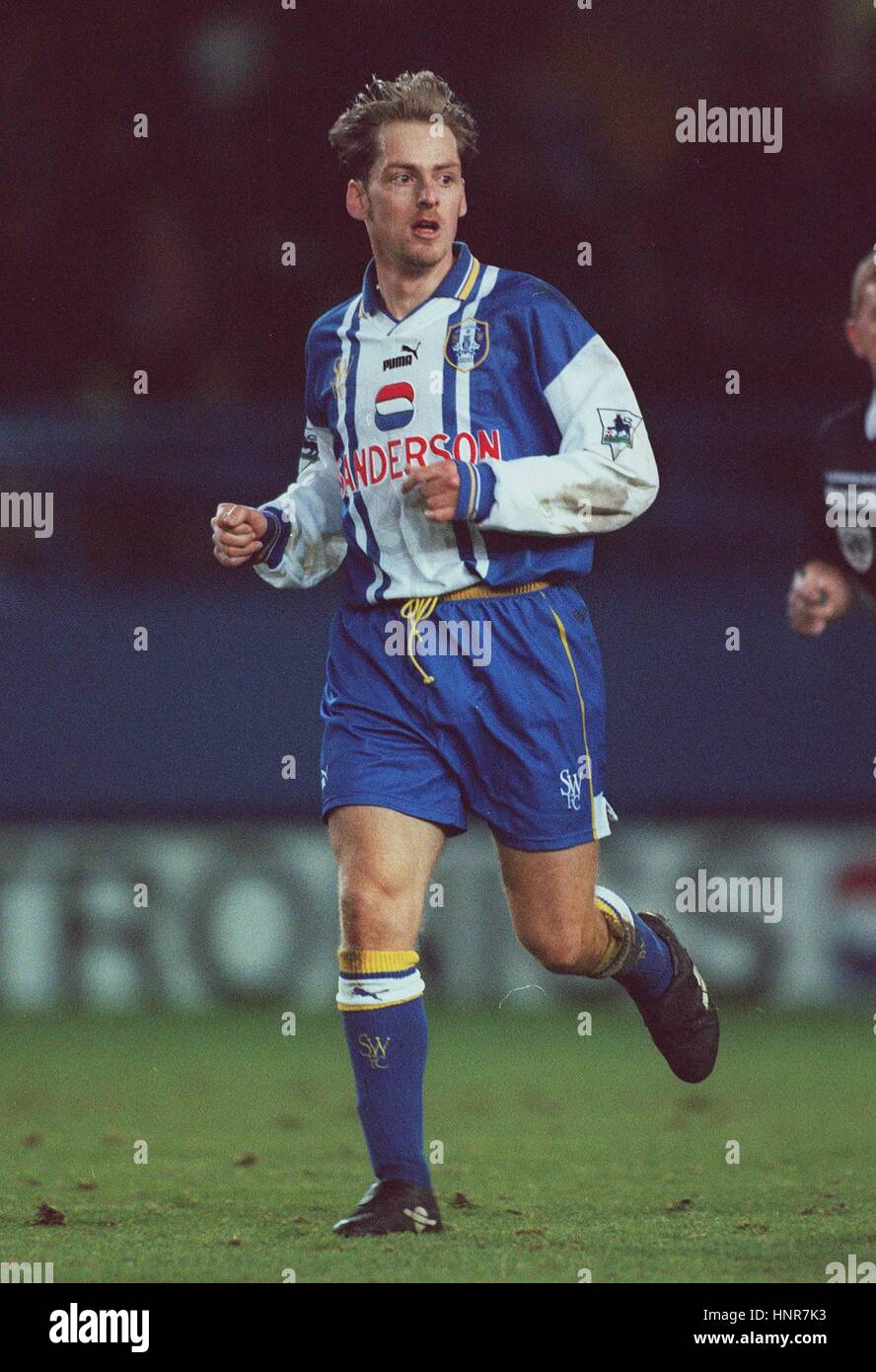 GRAHAM HYDE SHEFFIELD WEDNESDAY FC 10 December 1996 Stock Photo - Alamy