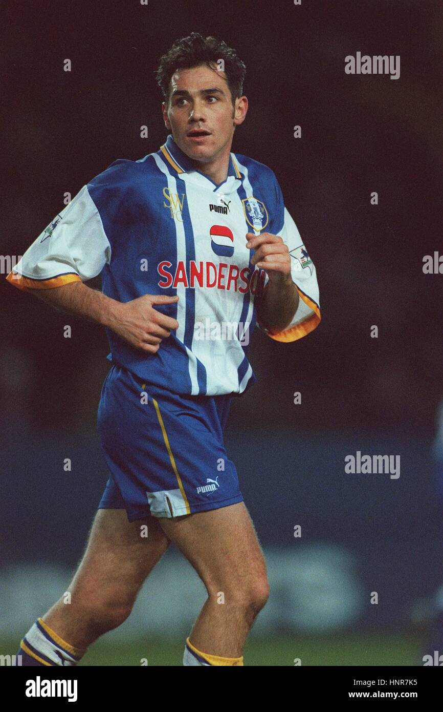 GUY WHITTINGHAM SHEFFIELD WEDNESDAY FC 10 December 1996 Stock Photo - Alamy