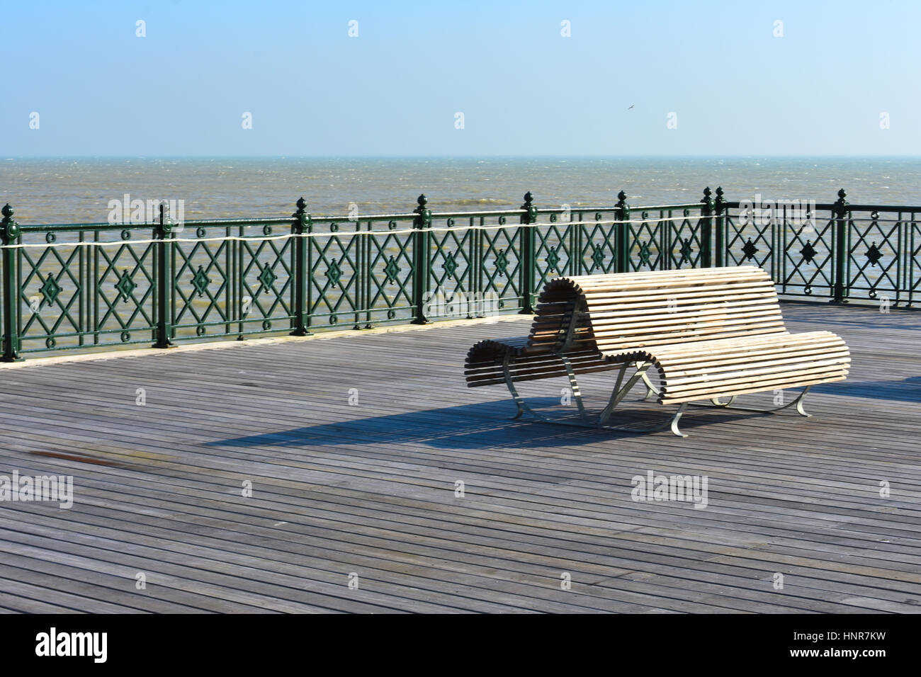 Pier at seaside Stock Photo - Alamy