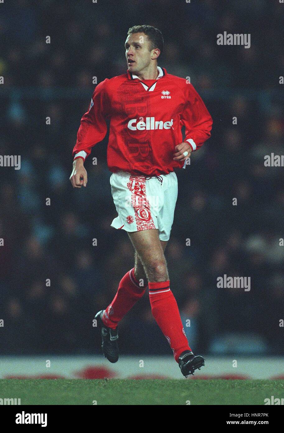 STEVE VICKERS MIDDLESBROUGH FC 30 December 1996 Stock Photo - Alamy