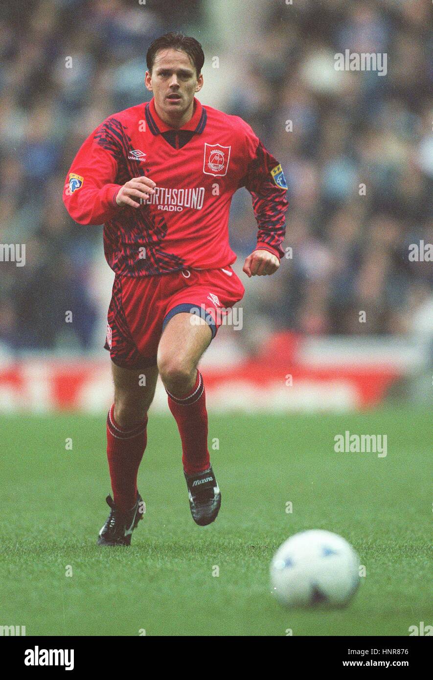 SCOTT BOOTH ABERDEEN FC 04 March 1996 Stock Photo - Alamy