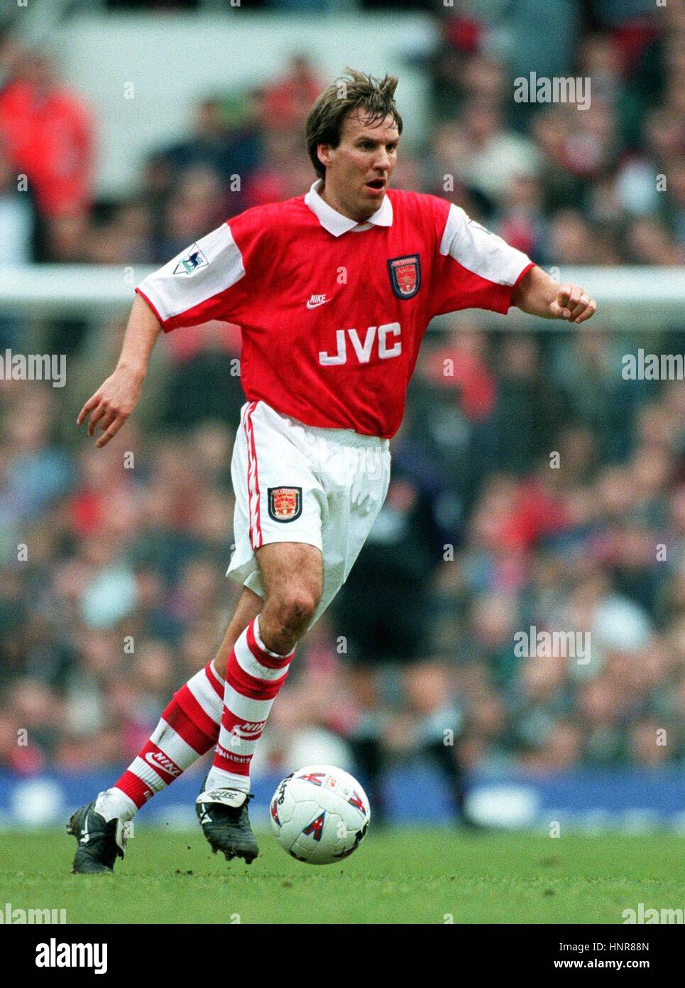 PAUL MERSON ENGLAND & ARSENAL FC 26 March 1996 Stock Photo - Alamy
