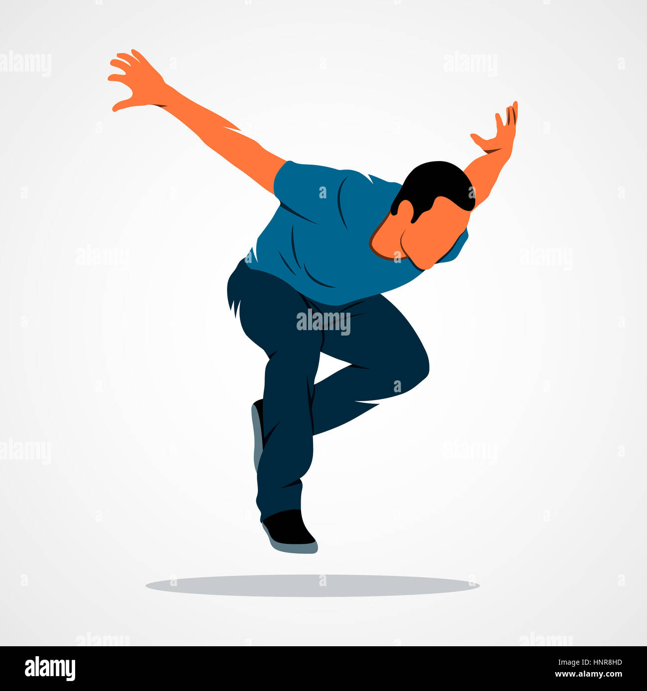 Abstract background silhouette flying man hi-res stock photography and ...