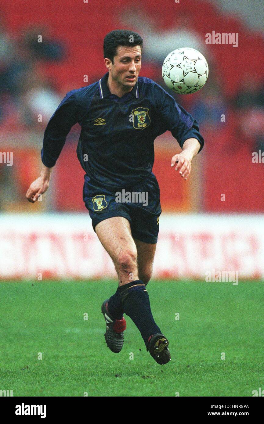 JOHN COLLINS SCOTLAND & GLASGOW CELTIC FC 30 April 1996 Stock Photo - Alamy