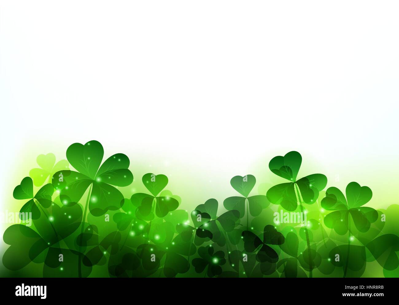 Clover vector vectors hi-res stock photography and images - Alamy