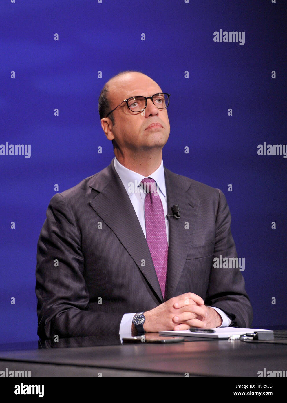 Angelino Alfano, Minister of Foreign Affairs, interviewed for the ...