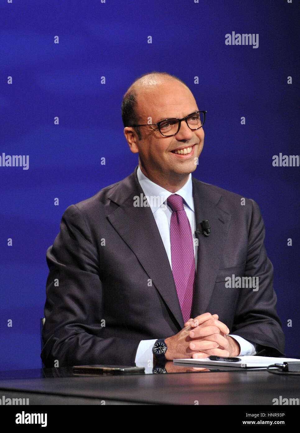 Angelino Alfano, Minister of Foreign Affairs, interviewed for the ...