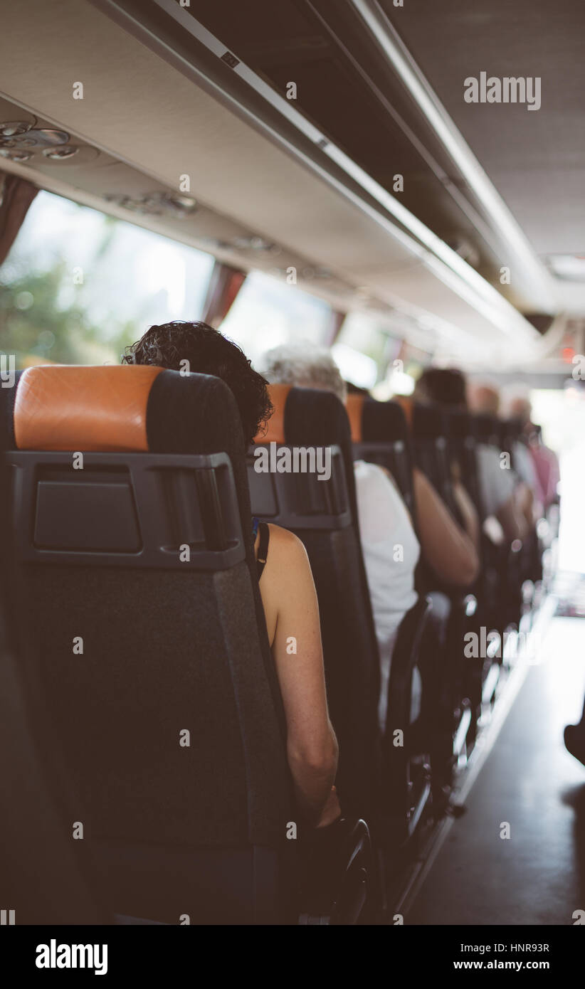 Bus interior view hi-res stock photography and images - Alamy