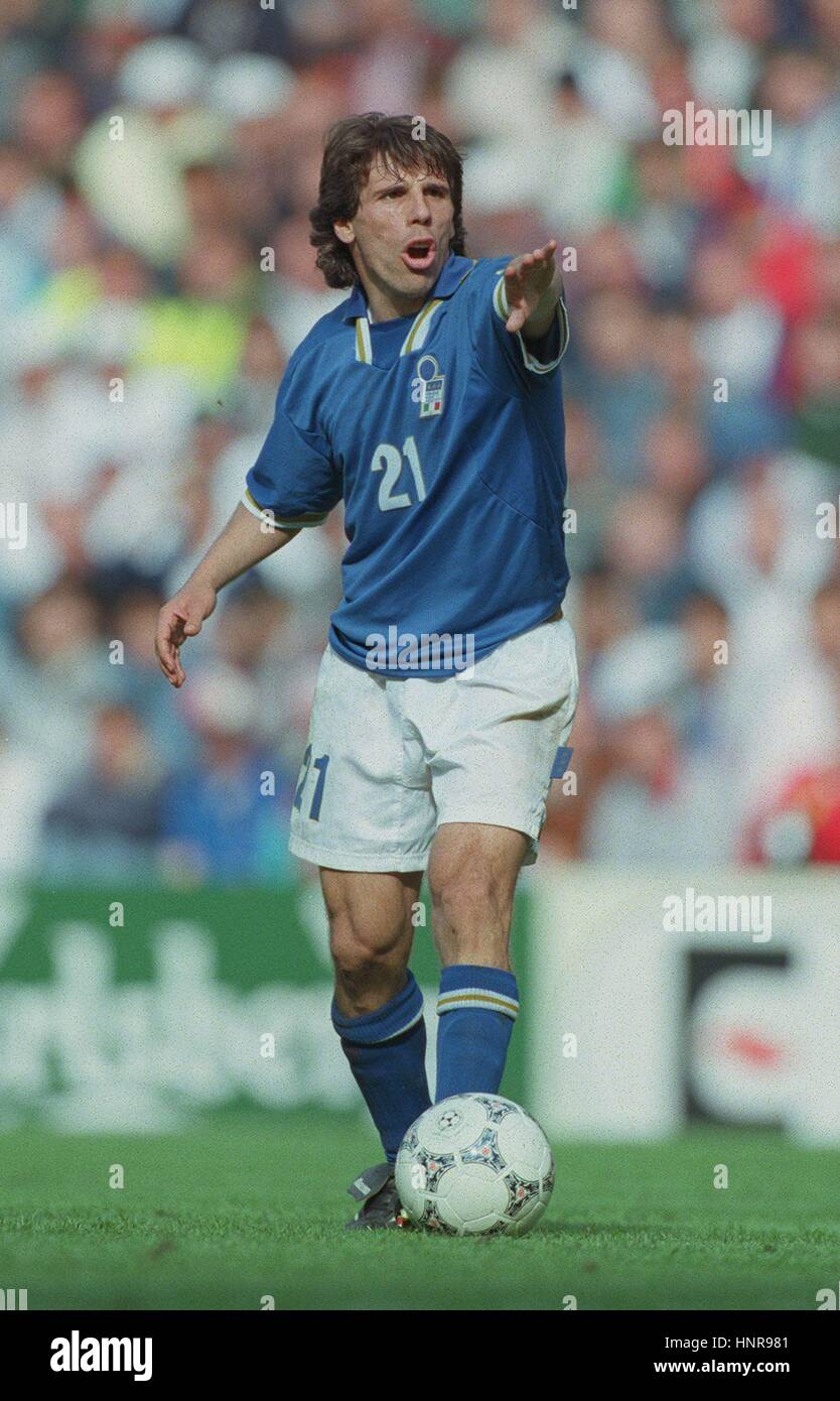 GIANFRANCO ZOLA ITALY & PARMA 13 June 1996 Stock Photo - Alamy