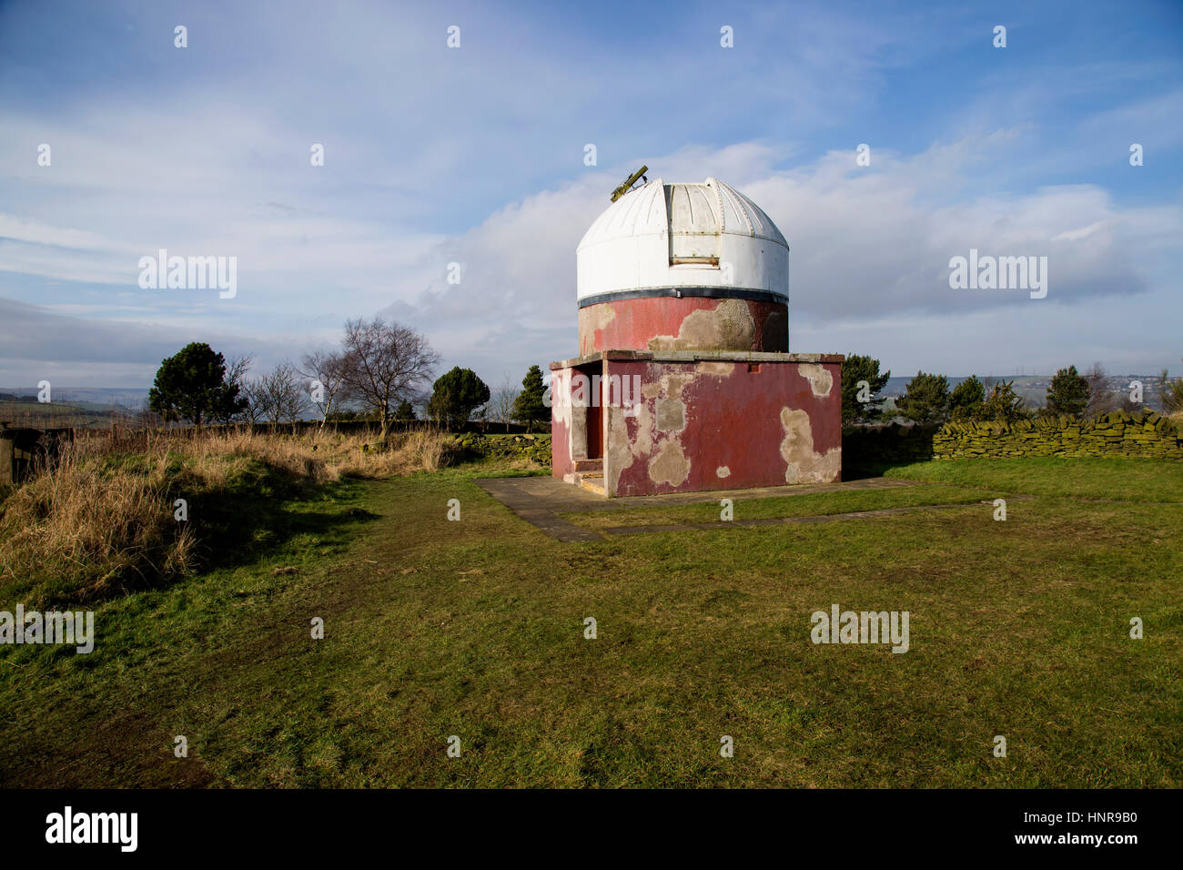 Huddersfield Astronomical Observatory Stock Photo - Alamy