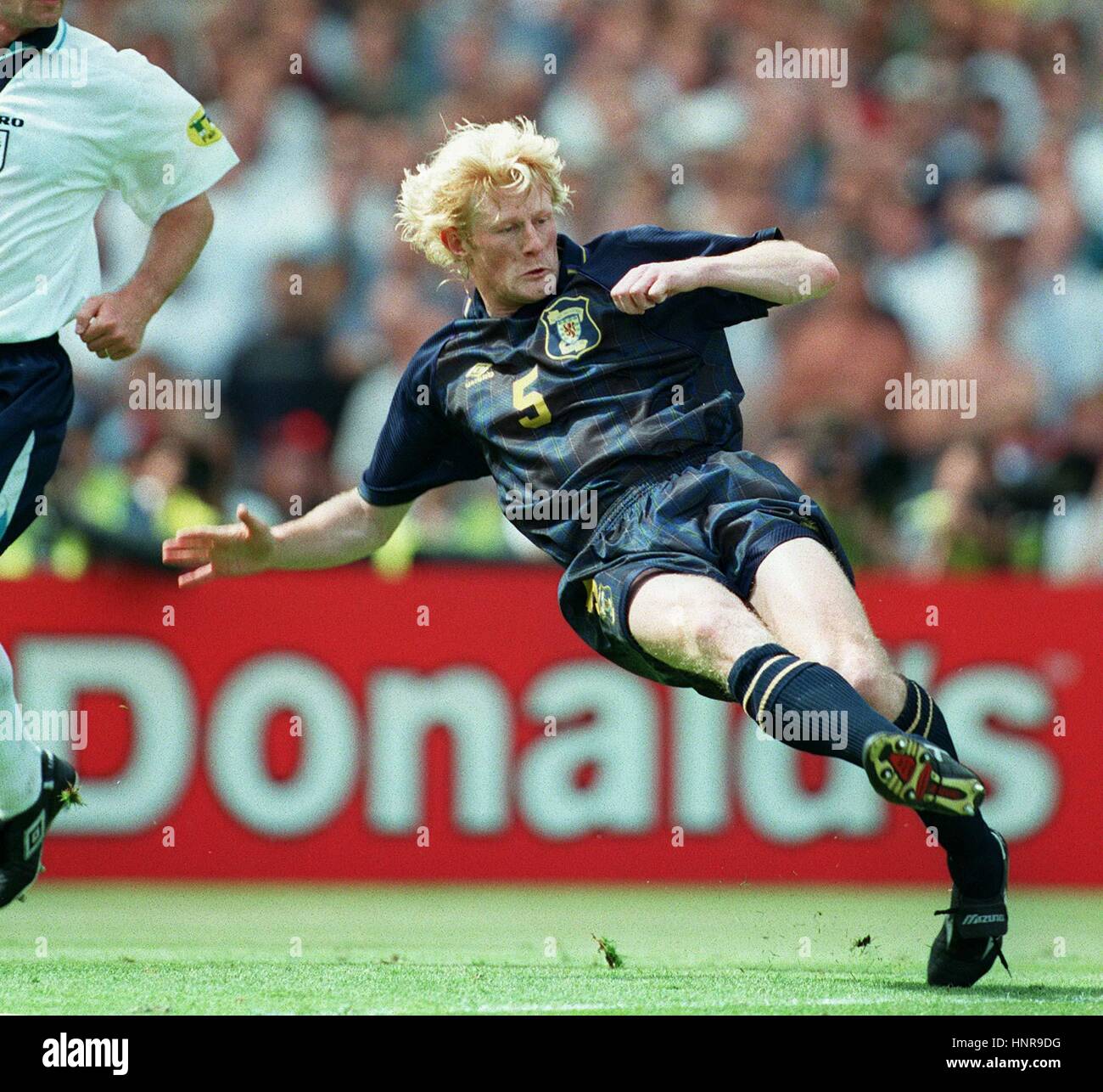 COLIN HENDRY SCOTLAND & BLACKBURN ROVERS FC 18 June 1996 Stock Photo ...