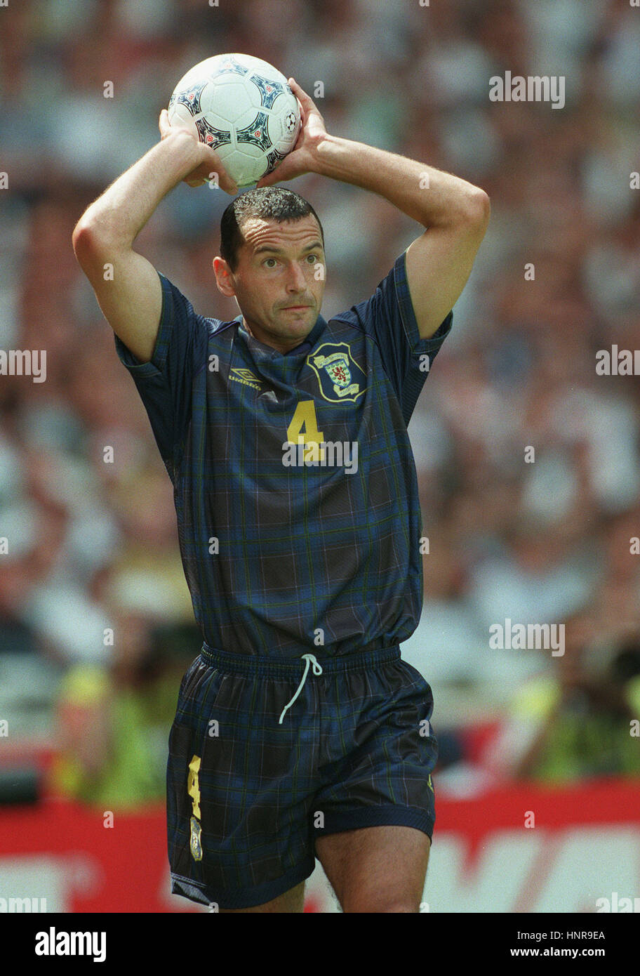 COLIN CALDERWOOD SCOTLAND & SPURS FC 18 June 1996 Stock Photo - Alamy