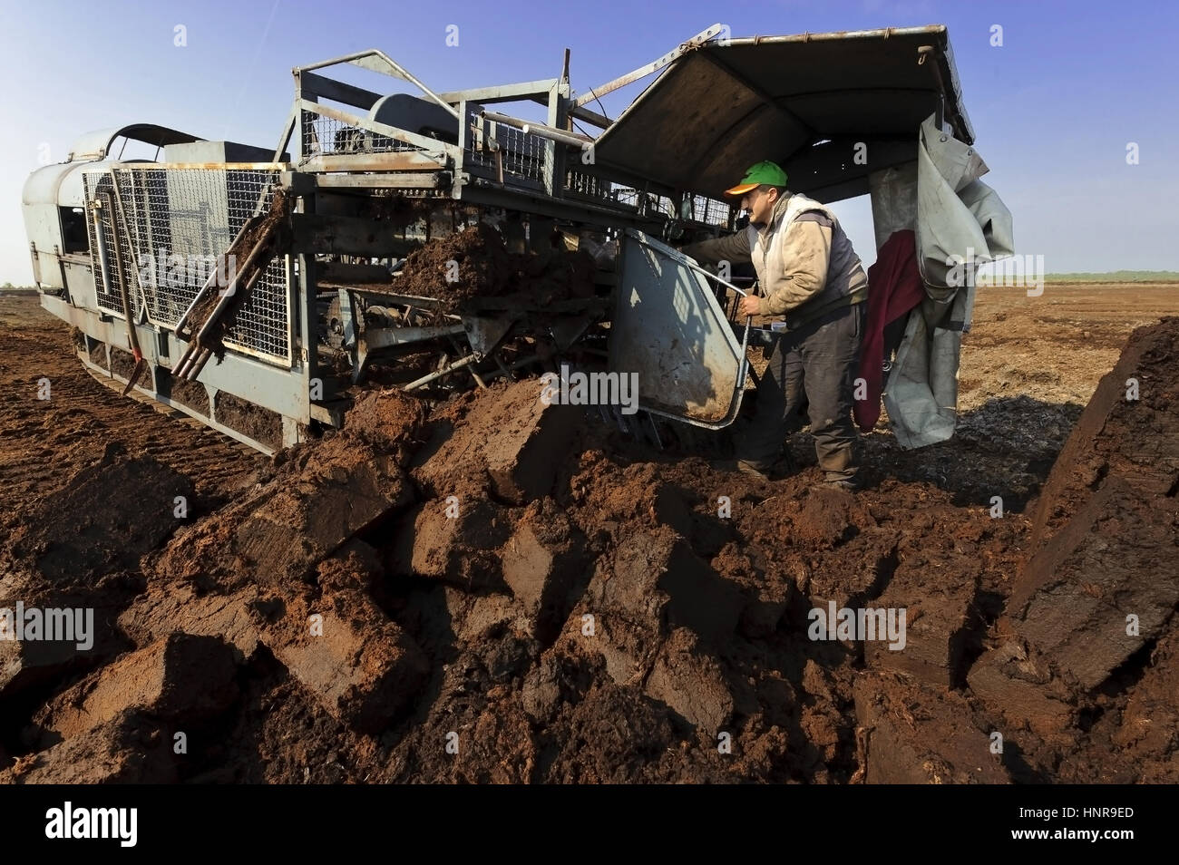 Peat cutting machine hi-res stock photography and images - Alamy