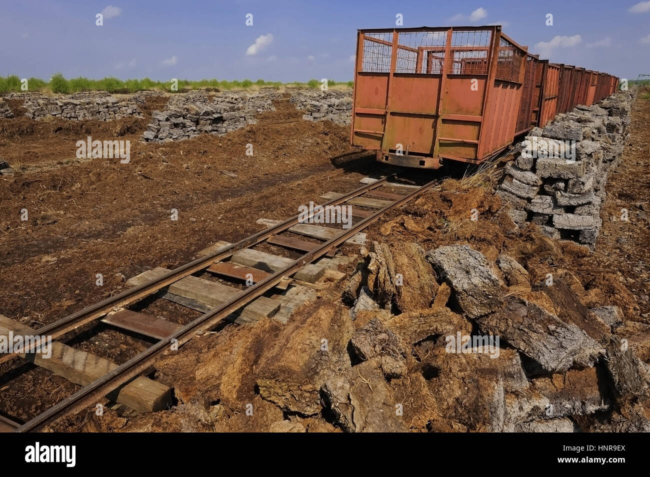 Peat cutting machine hi-res stock photography and images - Alamy