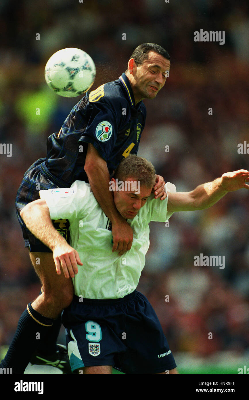ALAN SHEARER COLIN CALDERWOOD SCOTLAND V ENGLAND 15 June 1996 Stock ...