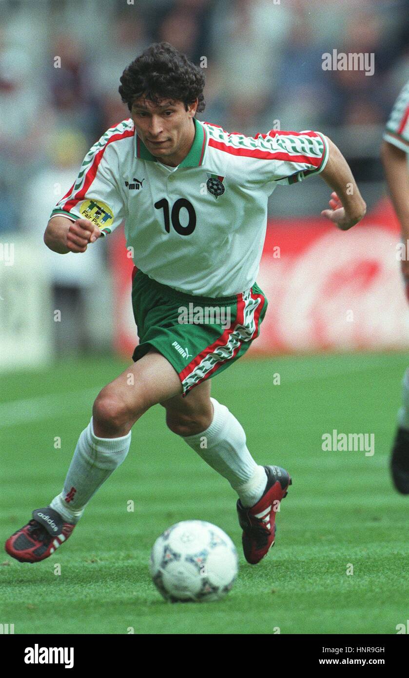 KRASIMIR BALAKOV BULGARIA & STUTTGART 17 June 1996 Stock Photo - Alamy