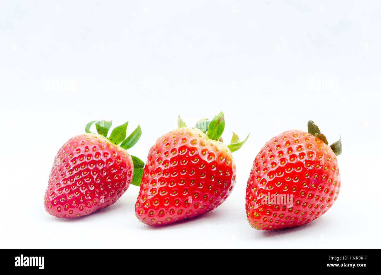 Strawberry isolated on white background Stock Photo - Alamy