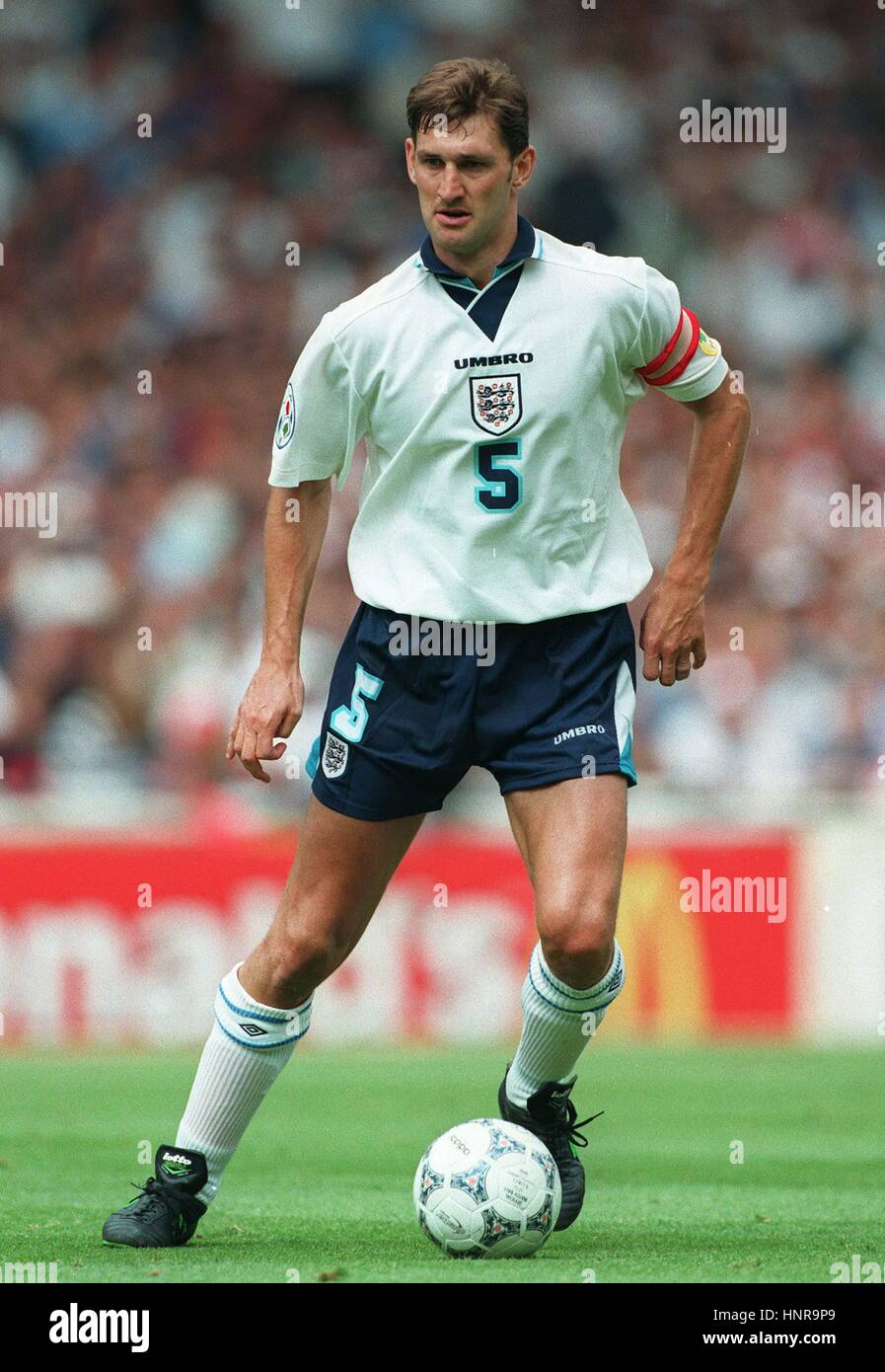 TONY ADAMS ENGLAND & ARSENAL FC 24 June 1996 Stock Photo - Alamy