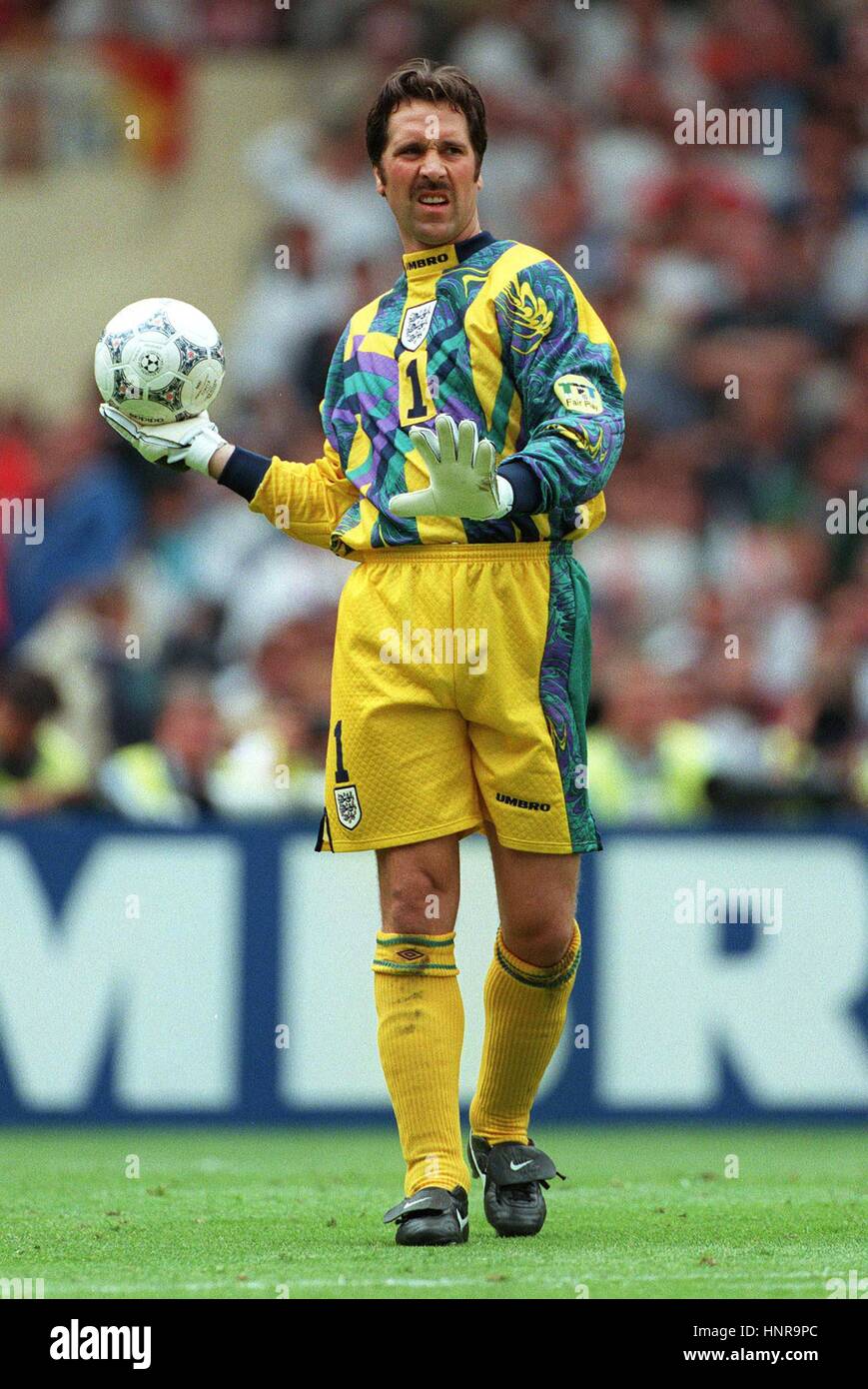 DAVID SEAMAN ENGLAND & ARSENAL FC 24 June 1996 Stock Photo - Alamy