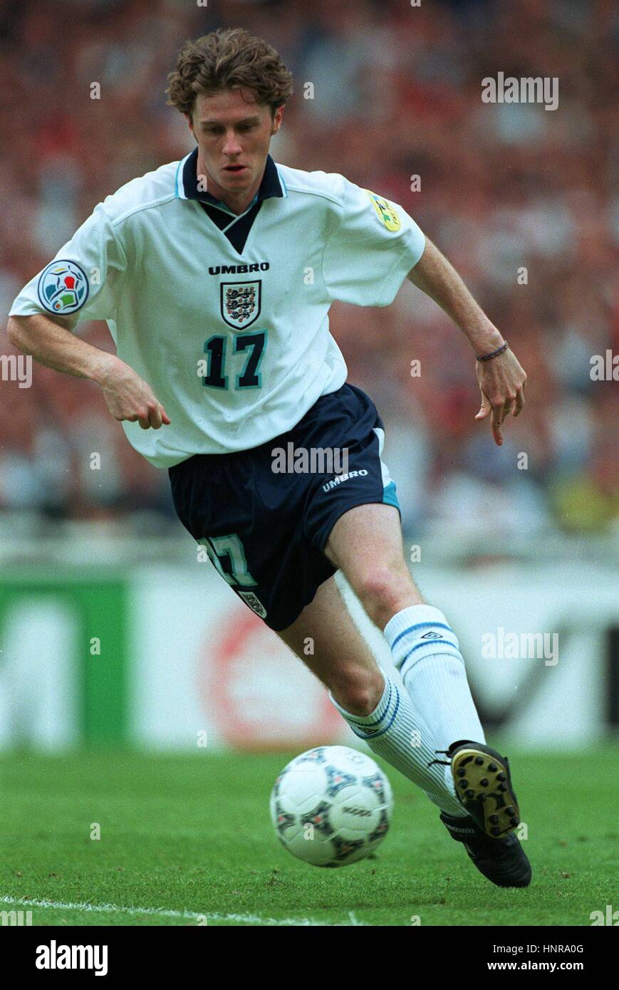 STEVE MCMANAMAN ENGLAND & LIVERPOOL FC 26 June 1996 Stock Photo - Alamy
