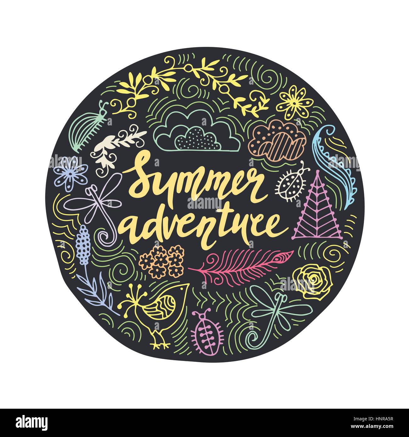 Hand Drawn Summer Themed Phrases Modern Style Lettering Summer hand-drawn-summer-themed-phrases-modern-style-lettering-summer