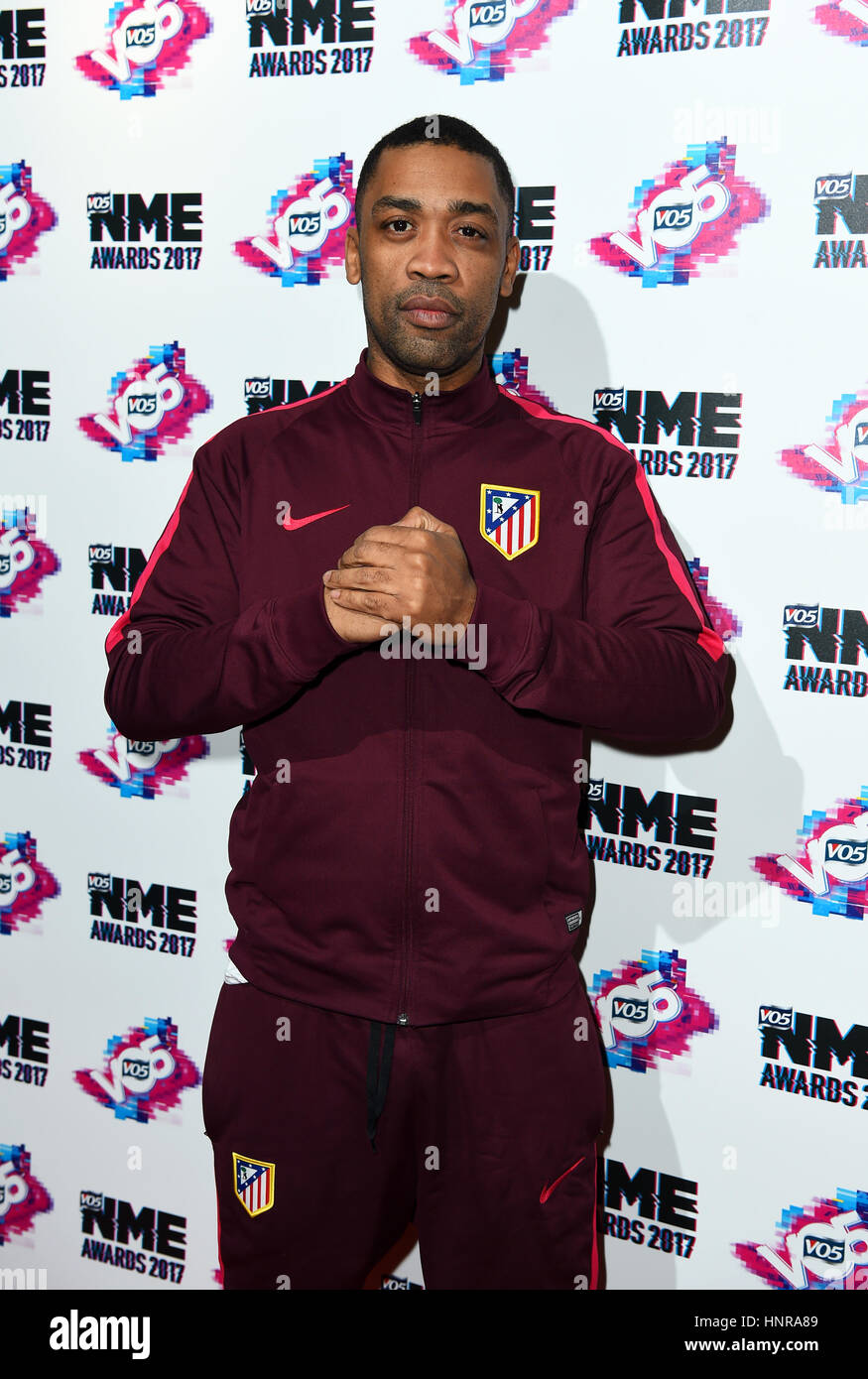 Wiley arriving for the VO5 NME Awards 2017 held at the O2 Brixton ...