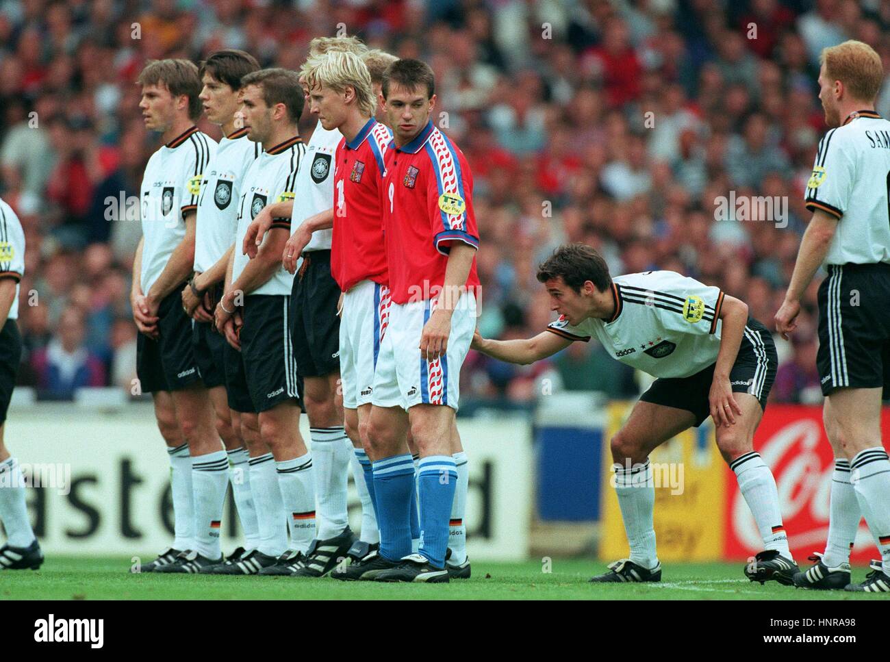 GERMAN DEFENCE CZECH REPUBLIC V GERMANY 30 June 1996 Stock Photo - Alamy