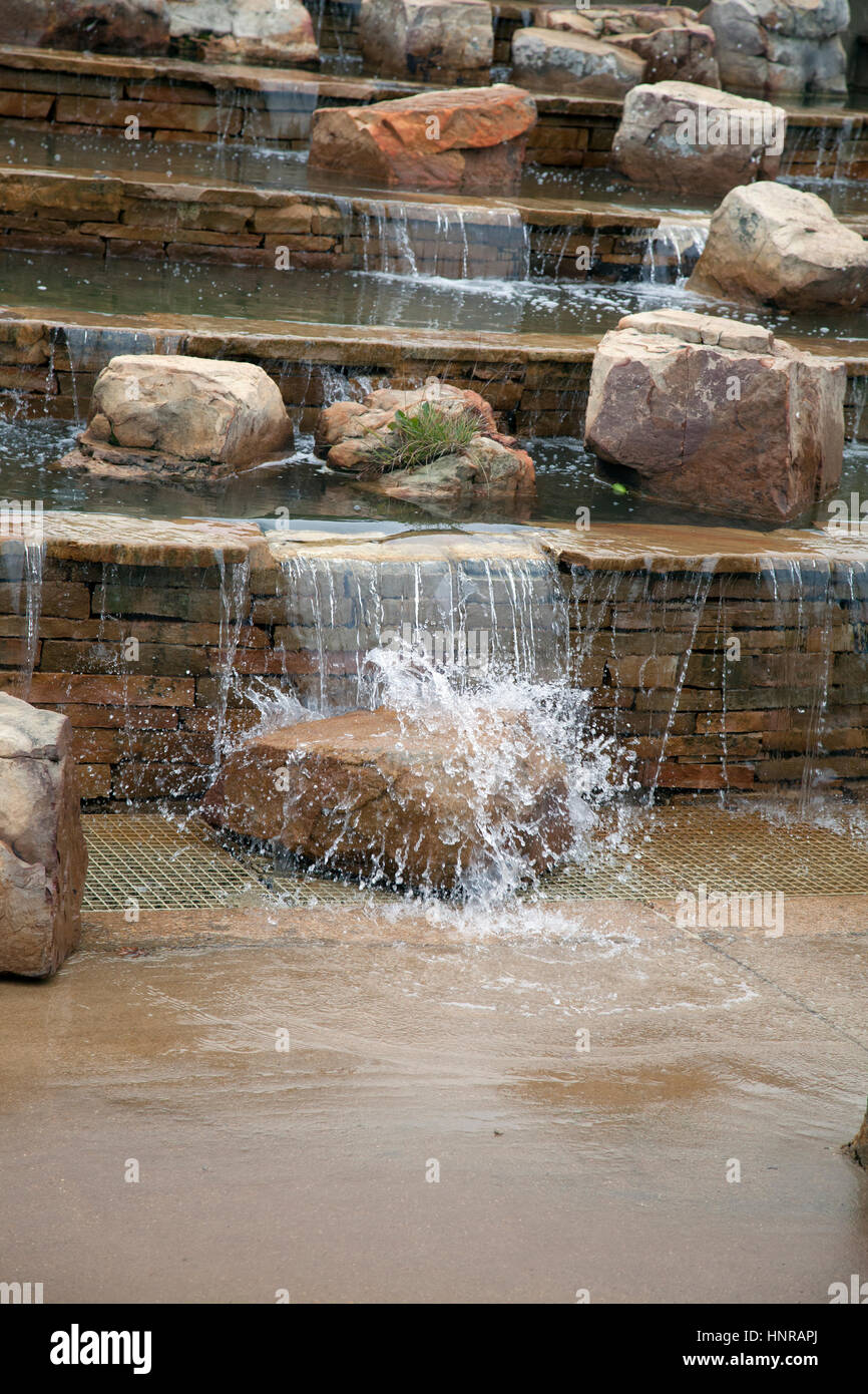 Close up of water splashing on rocks from a waterfall Stock Photo - Alamy