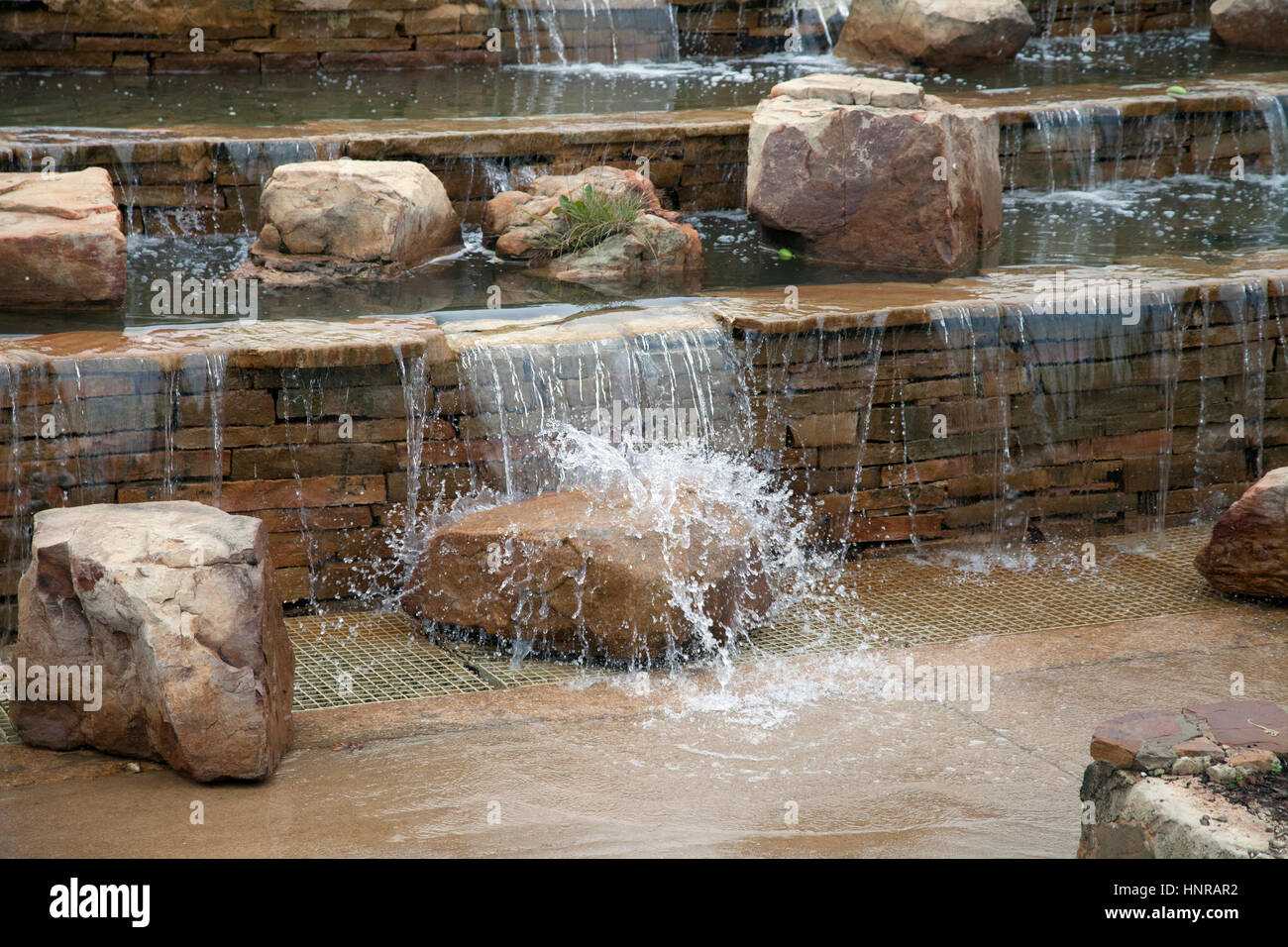 Water drop on surface brick hi-res stock photography and images - Alamy
