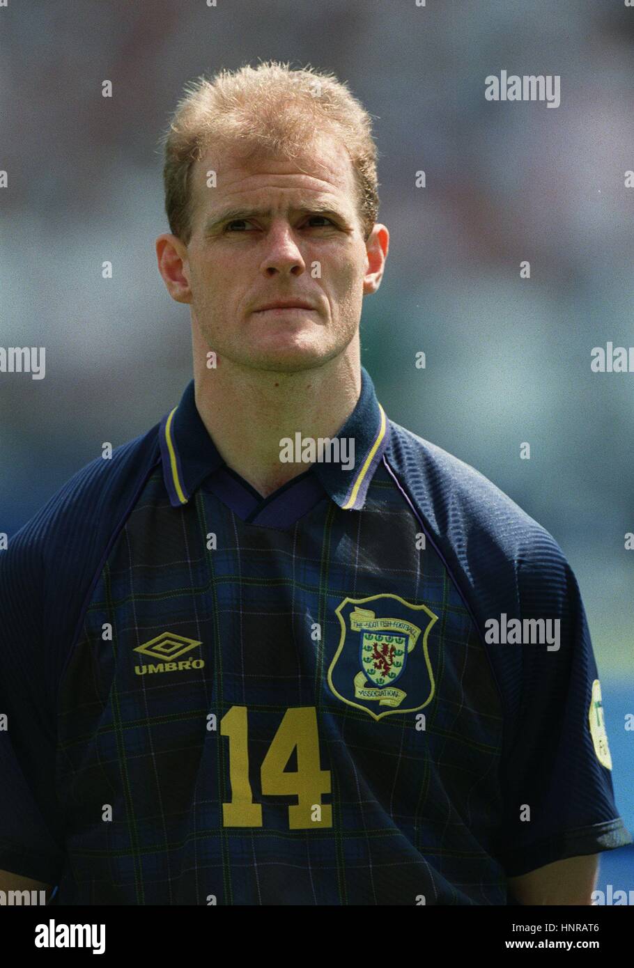 GORDON DURIE SCOTLAND & GLASGOW RANGERS FC 18 June 1996 Stock Photo - Alamy