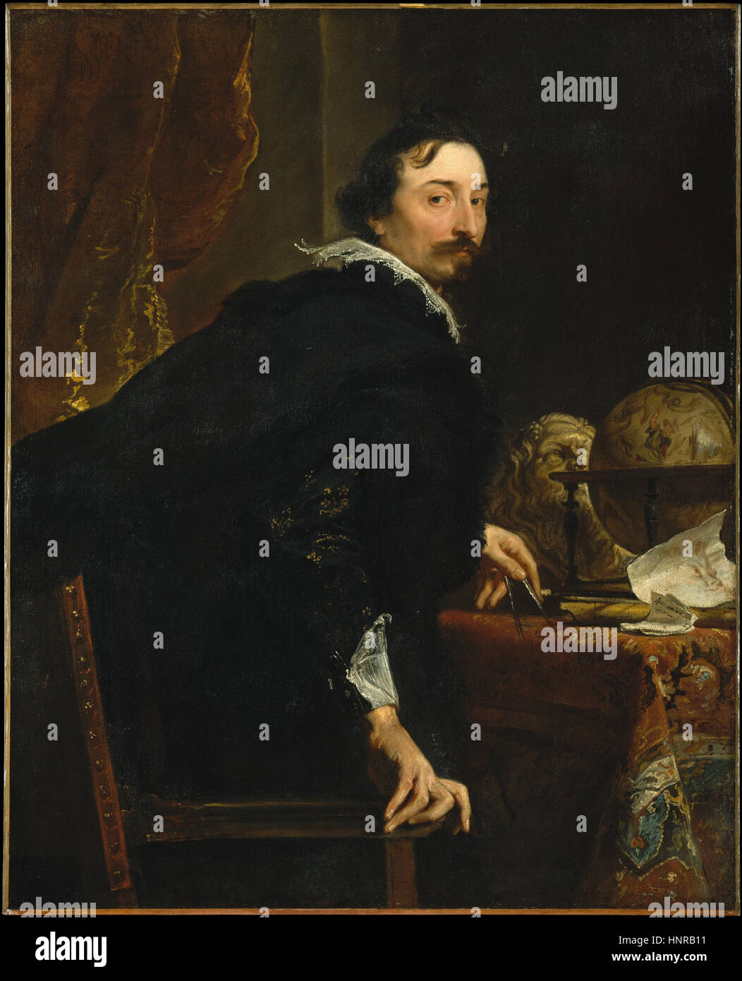 Lucas Van Uffel painting by Anthony van Dyck Stock Photo - Alamy