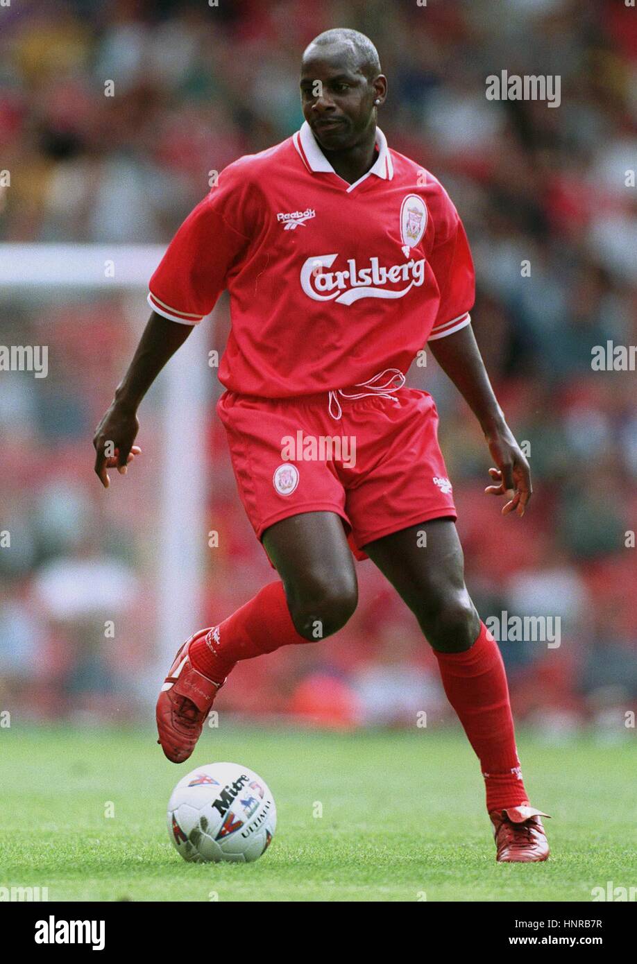 MICHAEL THOMAS LIVERPOOL FC 29 July 1996 Stock Photo - Alamy