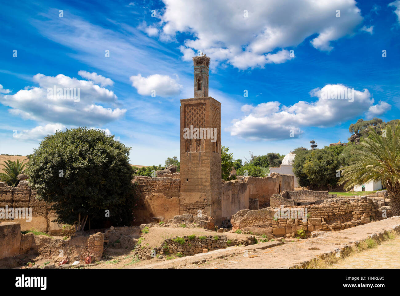 Morocco rabat chellah tower hi-res stock photography and images - Alamy