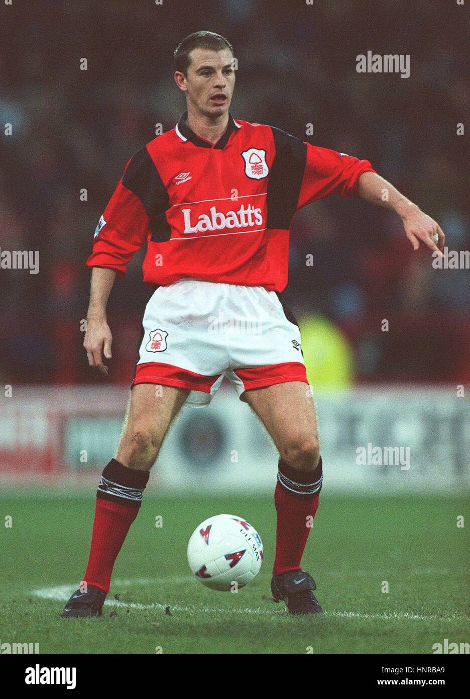 COLIN COOPER NOTTINGHAM FOREST FC 02 January 1996 Stock Photo - Alamy