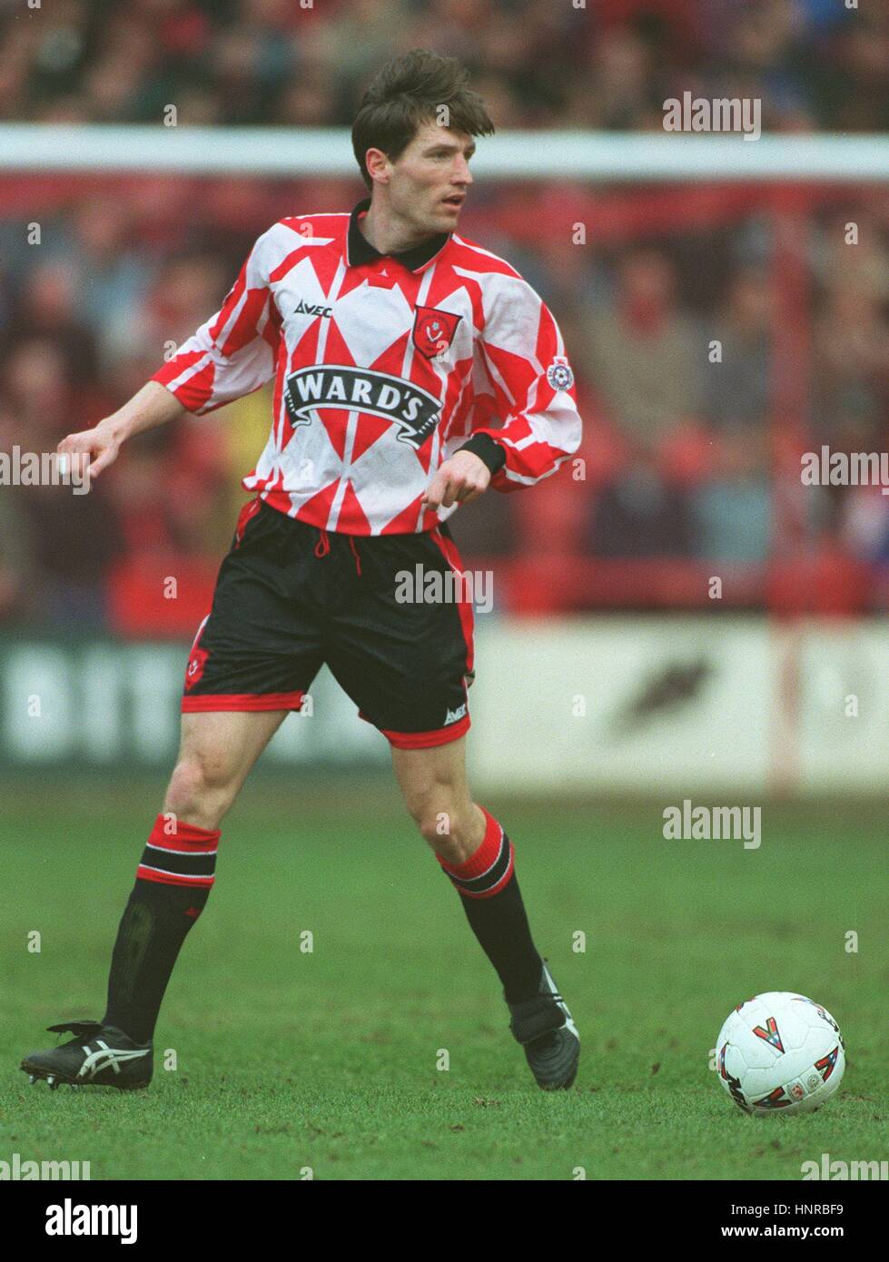 CHRIS SHORT SHEFFIELD UNITED FC 10 March 1996 Stock Photo - Alamy
