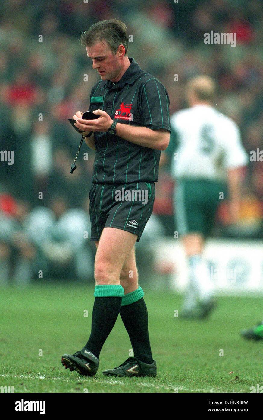 PAUL DANSON PREMIER LEAGUE REFEREE 25 March 1996 Stock Photo - Alamy