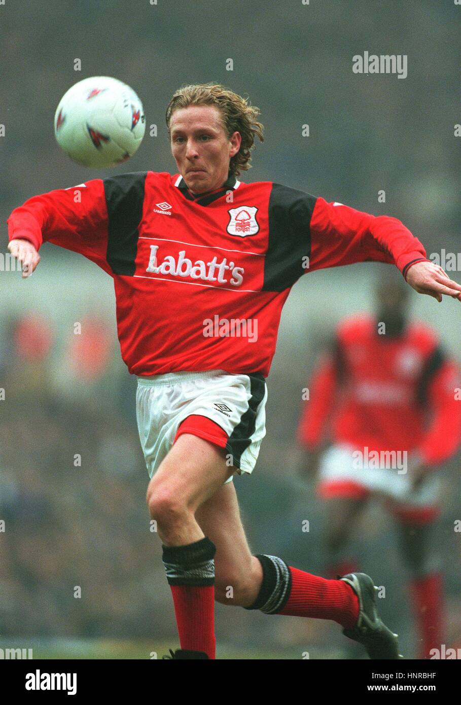 SCOT GEMMILL NOTTINGHAM FOREST FC 20 April 1996 Stock Photo - Alamy