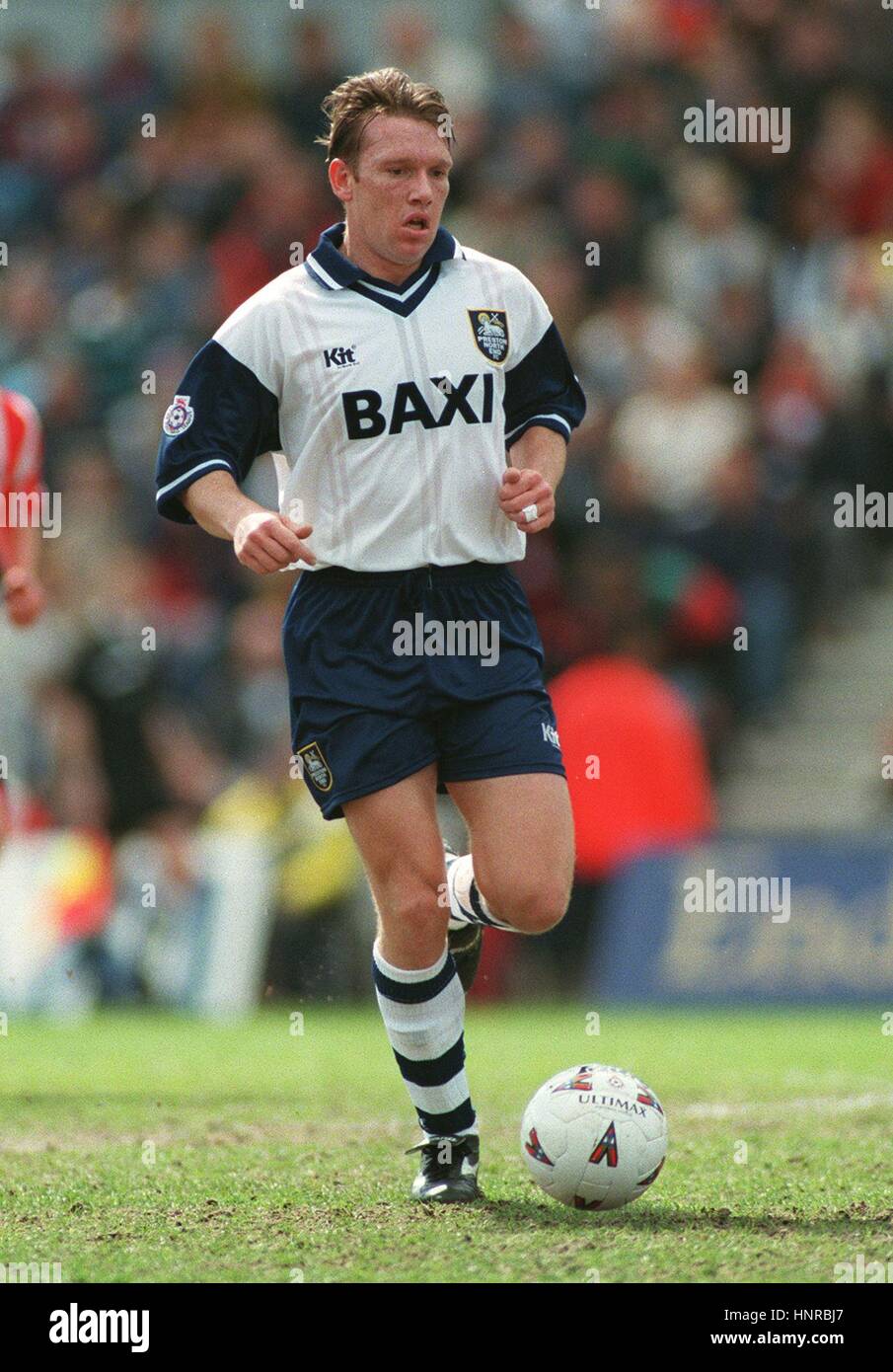 SIMON DAVEY PRESTON NORTH END FC 07 May 1996 Stock Photo - Alamy