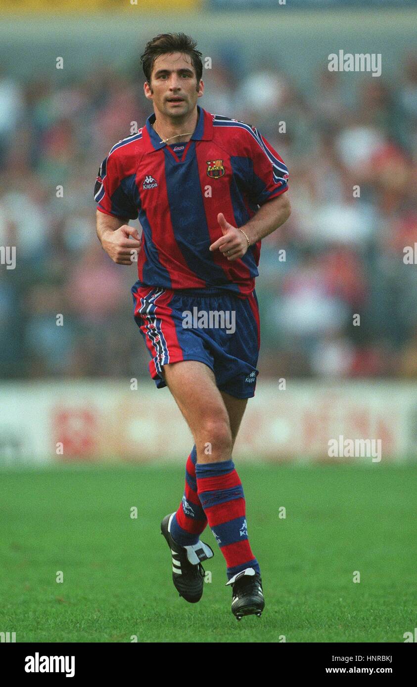 JUAN PIZZI BARCELONA FC 06 August 1996 Stock Photo - Alamy